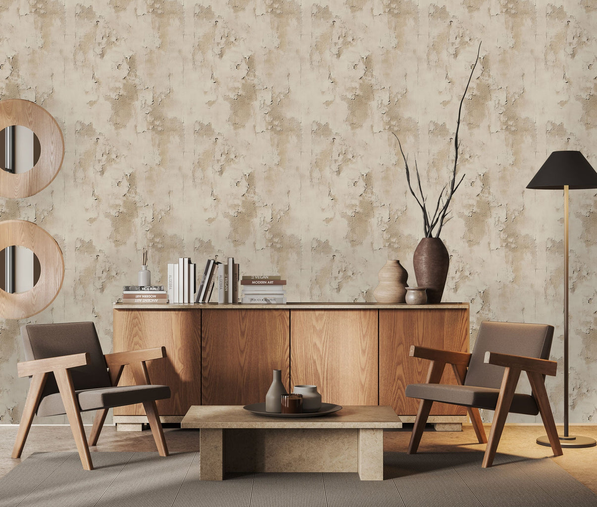 Washed Plaster Wallpaper – Wallpaper Book